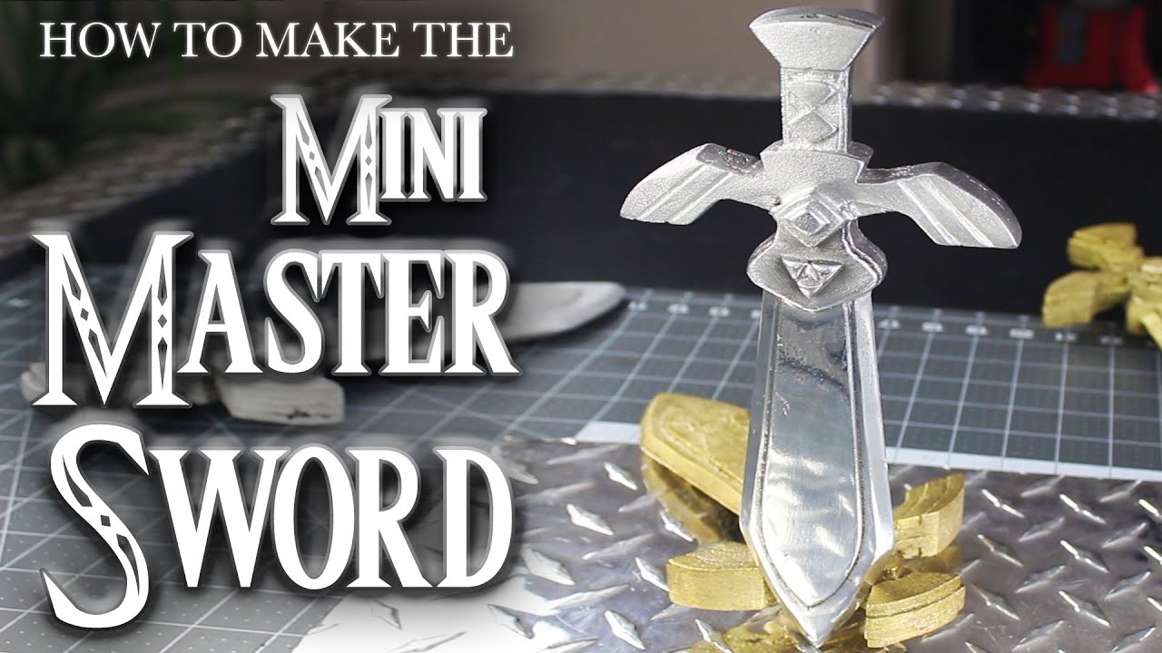 Learn how to craft a mini master sword from scratch
