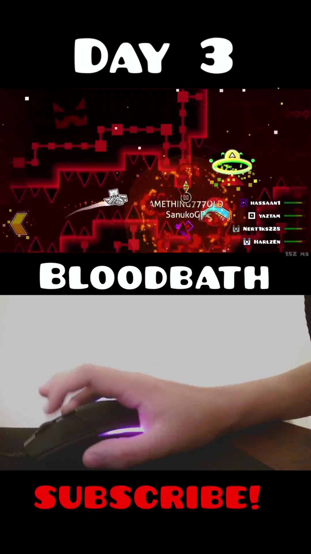 Day 3 trying extreme demon #deluxe12 #gdupdate #gd #games