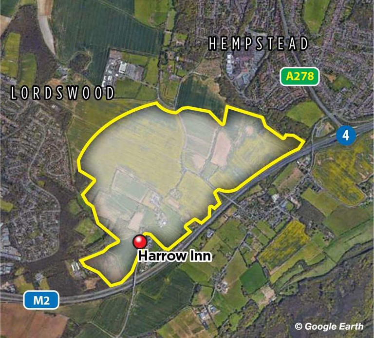 Details for homes at Lidsing development and Green Lane Veterinary ...