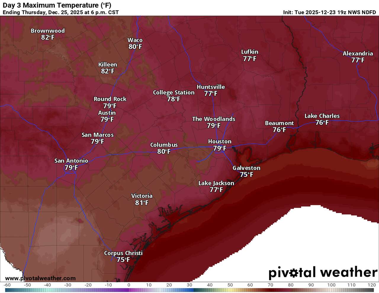 Christmas heat in Houston rivals Honolulu's as record warmth grips ...