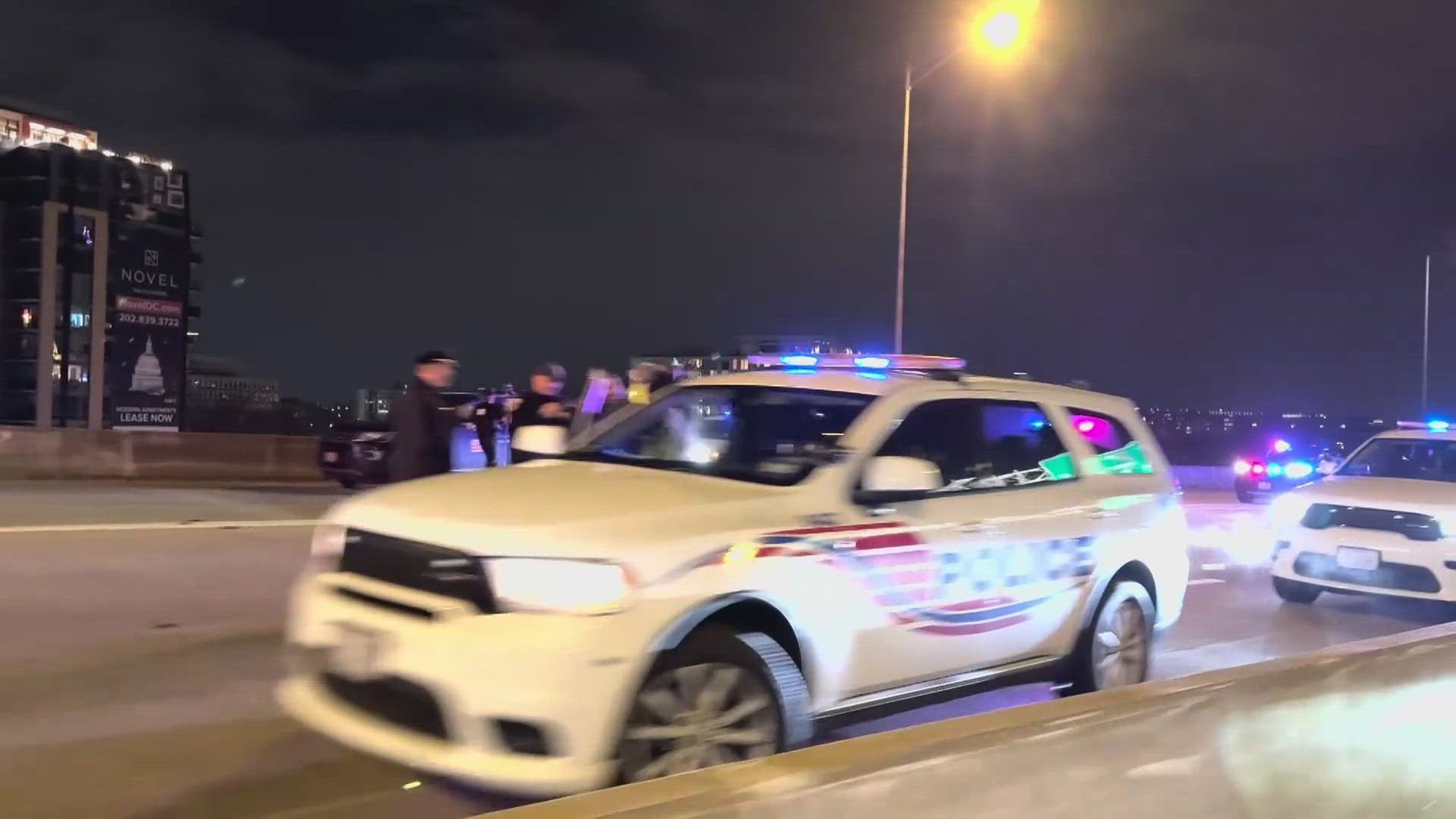 DC police officer was assisting a broken-down car when he was hit by a ...