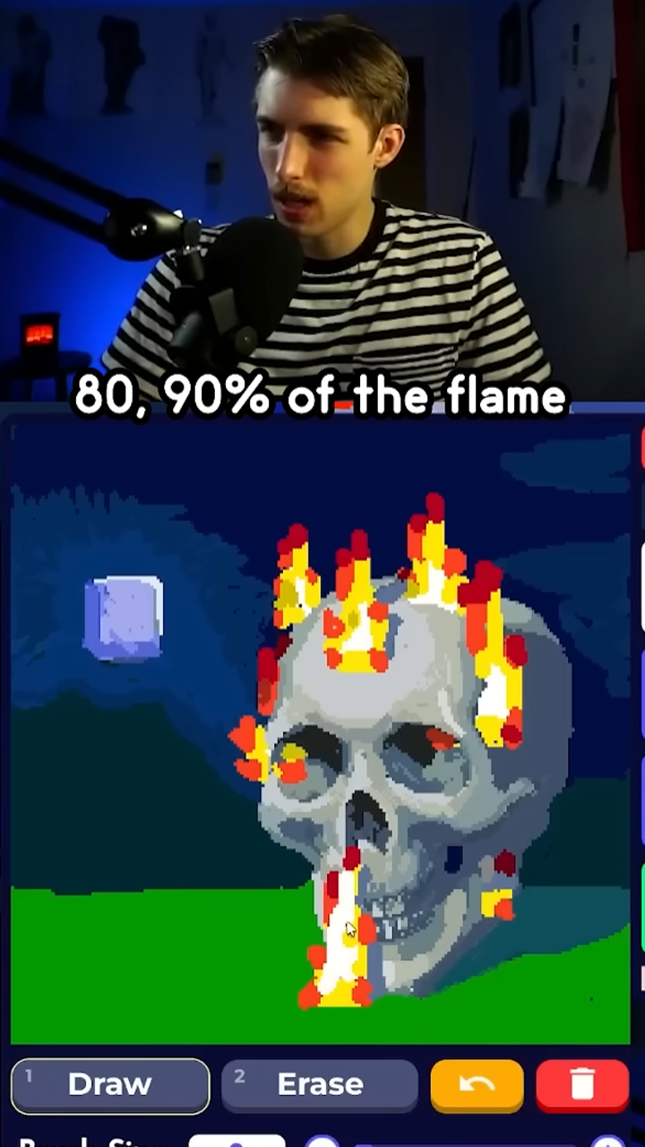 How a traditional painter approaches Minecraft art in Roblox