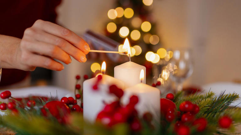 Warning issued after flat fire caused by candle