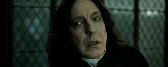 « Je ne fais que jongler ici » : Alan Rickman (Severus Rogue) était ...