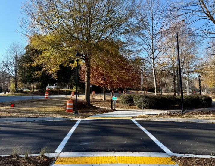 Peanut-a-bout traffic pattern now open in Anderson park