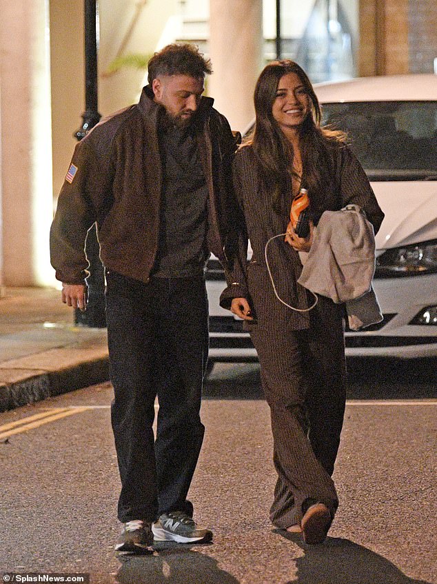 Sam Thompson and new girlfriend Talitha Balinska enjoy a romantic date ...