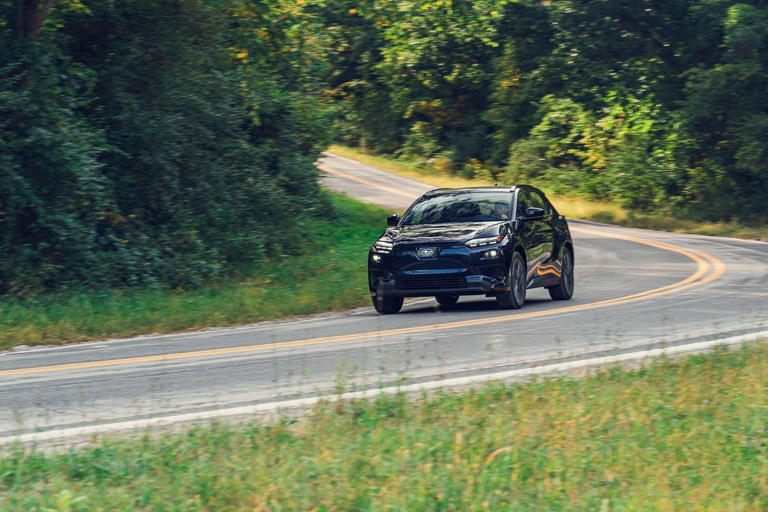 View exterior photos of the 2026 Subaru Solterra Touring XT