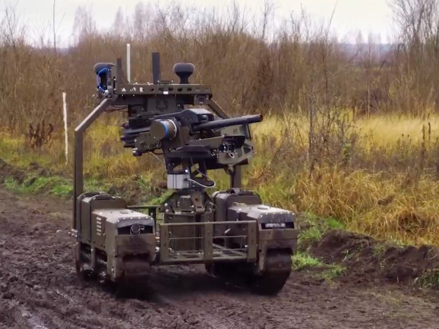 Ukraine just approved its first ground robot equipped with key grenade ...