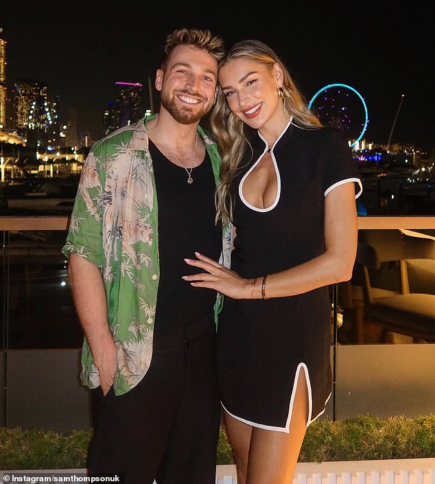 Sam Thompson and new girlfriend Talitha Balinska enjoy a romantic date ...