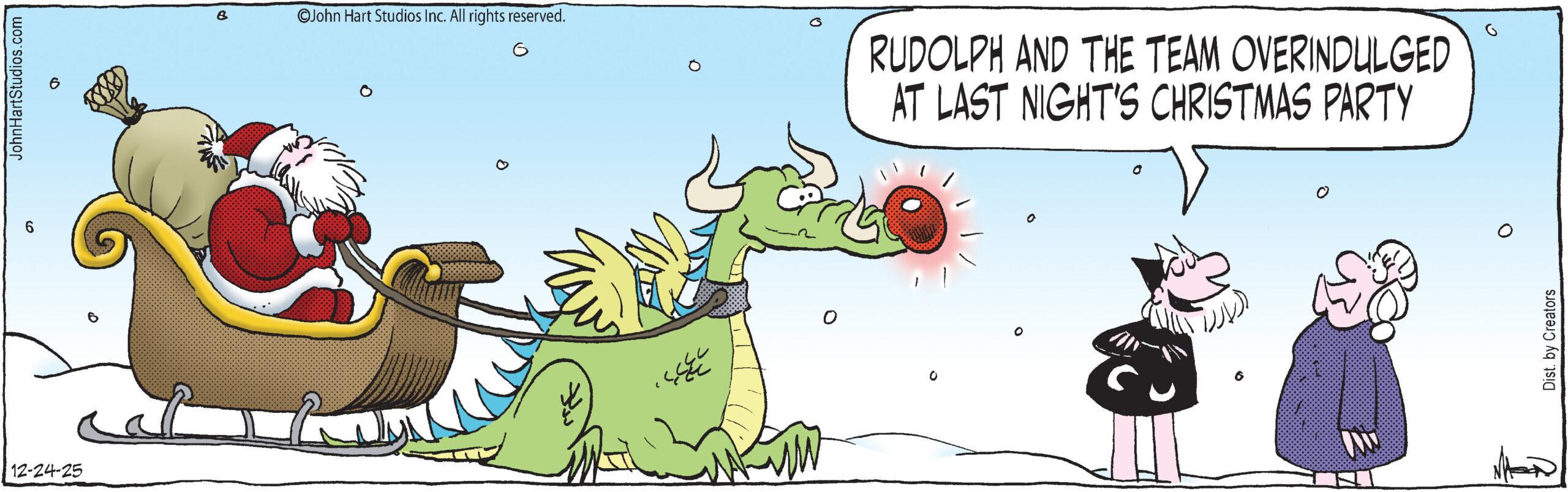 The latest "Wizard of Id" comics by Parker and Hart