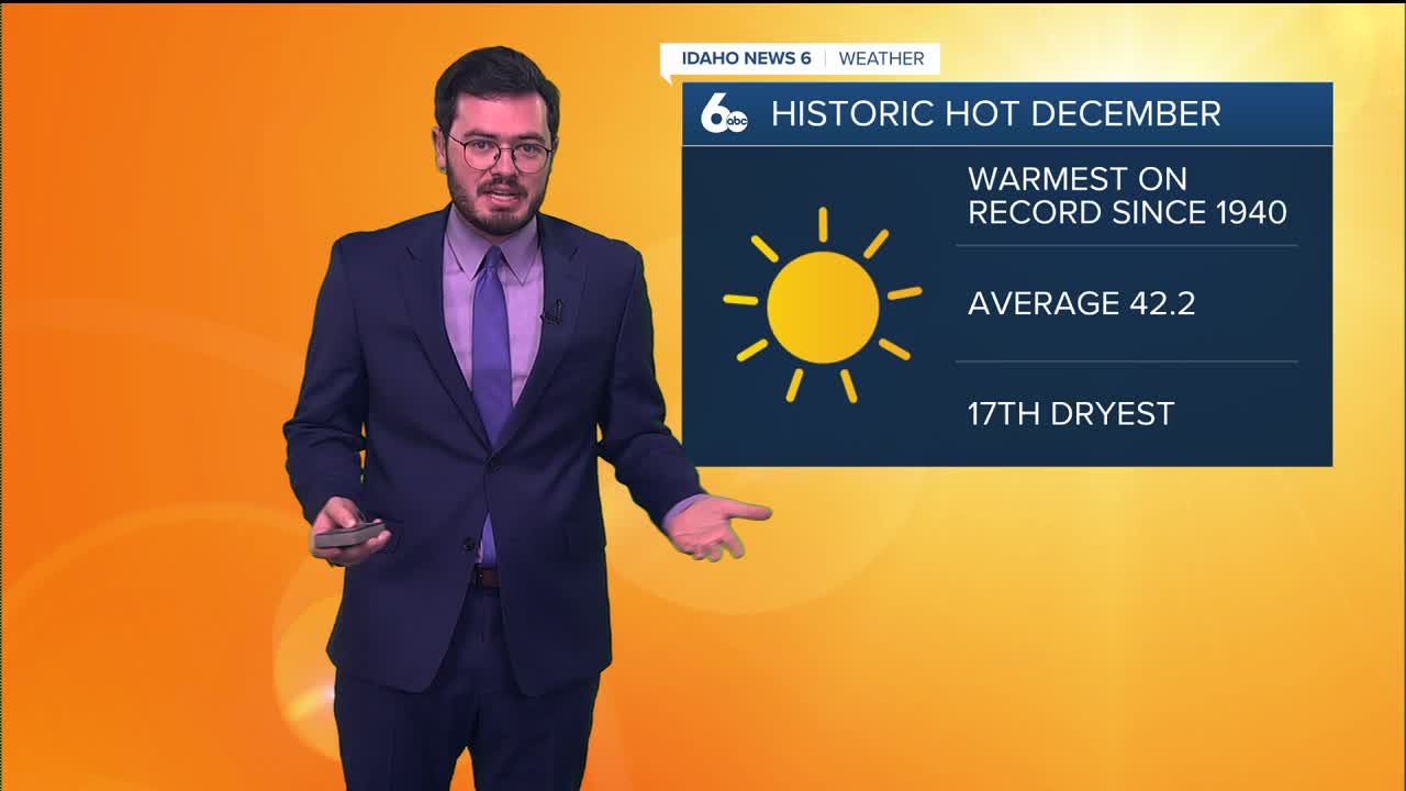 Historic hot December continues