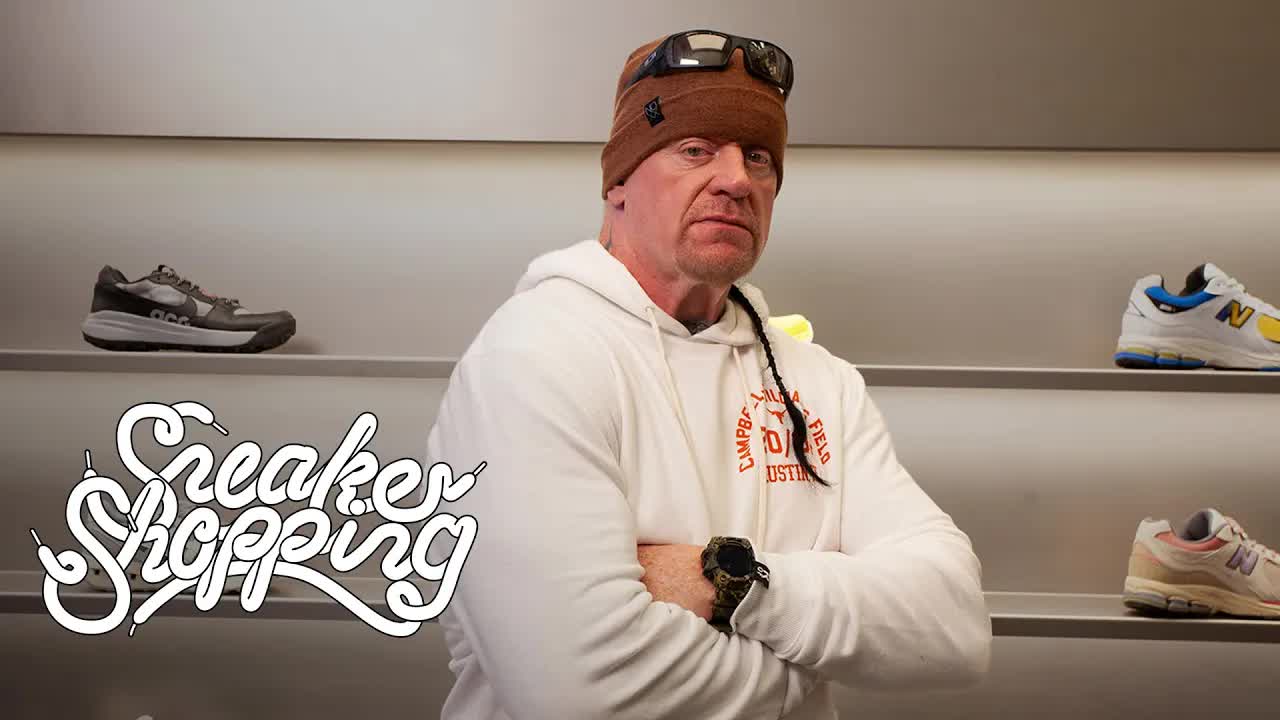The Undertaker goes sneaker shopping with Complex