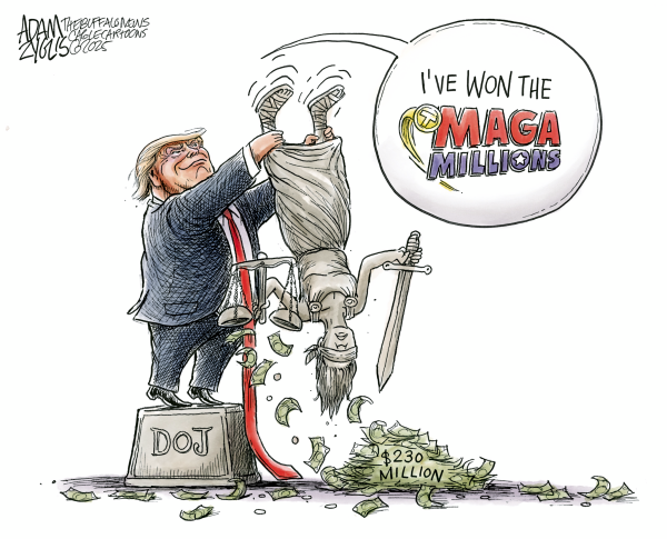 Adam Zyglis' latest political cartoons
