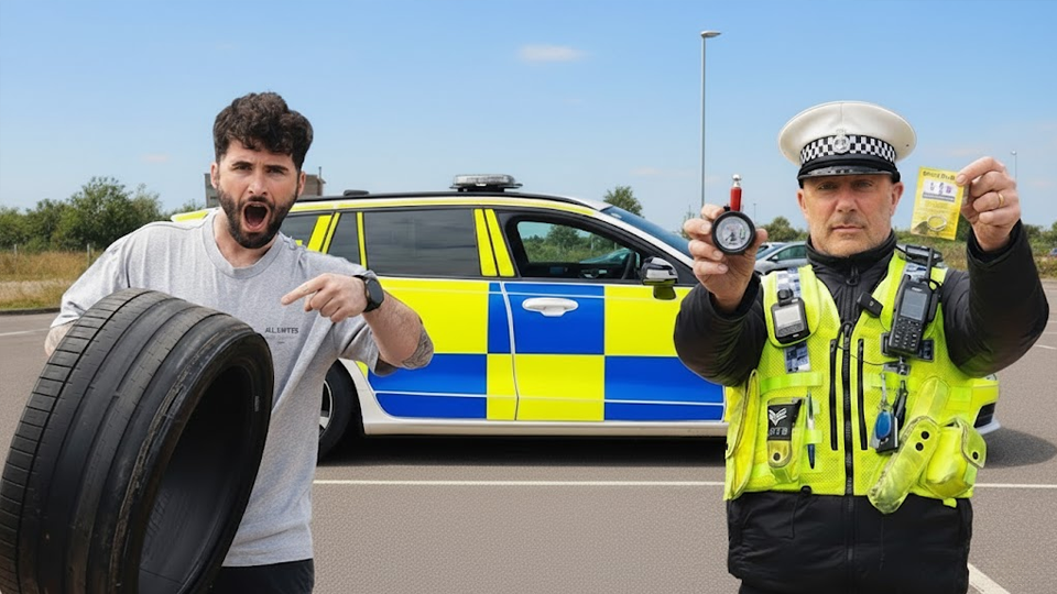Police Explain the Real Risks of Worn Tyres