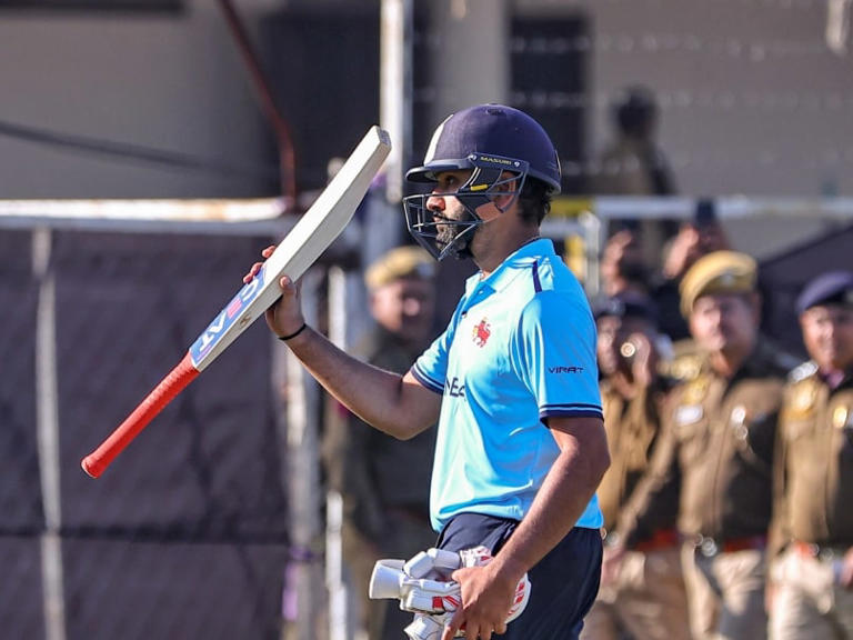 Dazzling Rohit Sharma hits 155 as Mumbai decimate Sikkim by 8 wickets