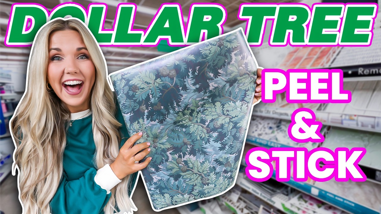 Why Dollar Tree peel and stick wallpaper is more useful than it looks
