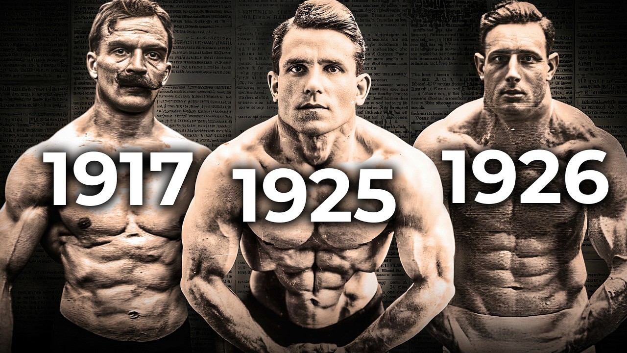 How jacked men got before steroids existed