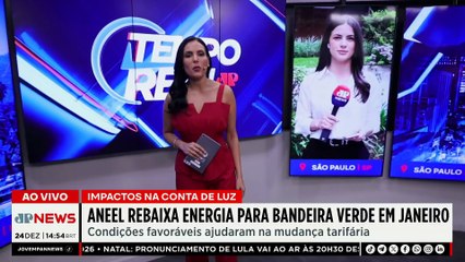 ANEEL confirma bandeira verde para janeiro de 2026 | Tempo real