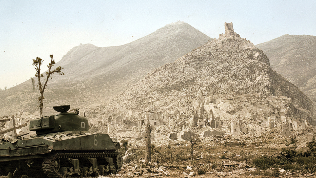 The battle that reduced Monte Cassino to ruins