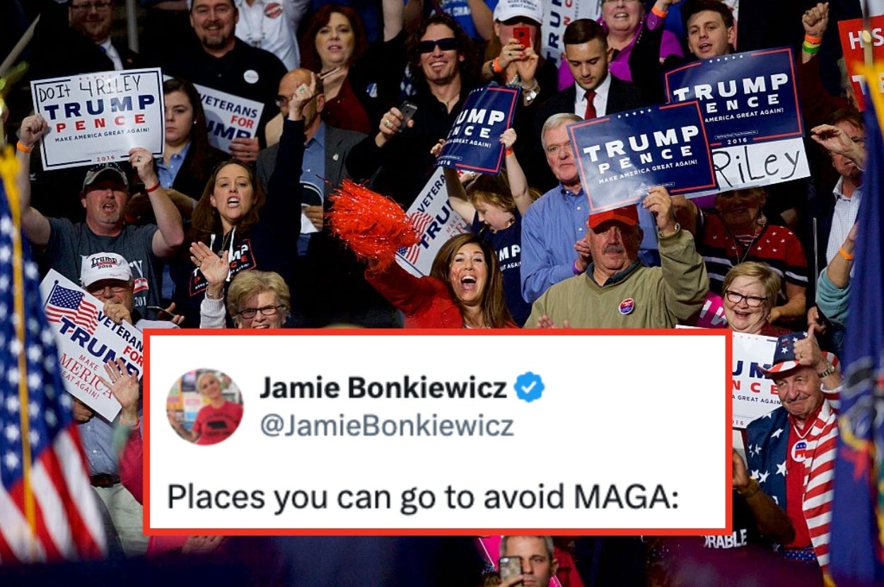 People are sharing places where you can go to avoid MAGA if you’re into ...