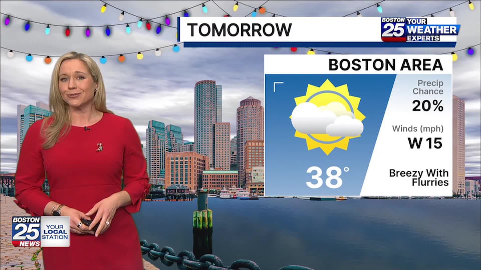 Boston 25 Wednesday afternoon weather forecast