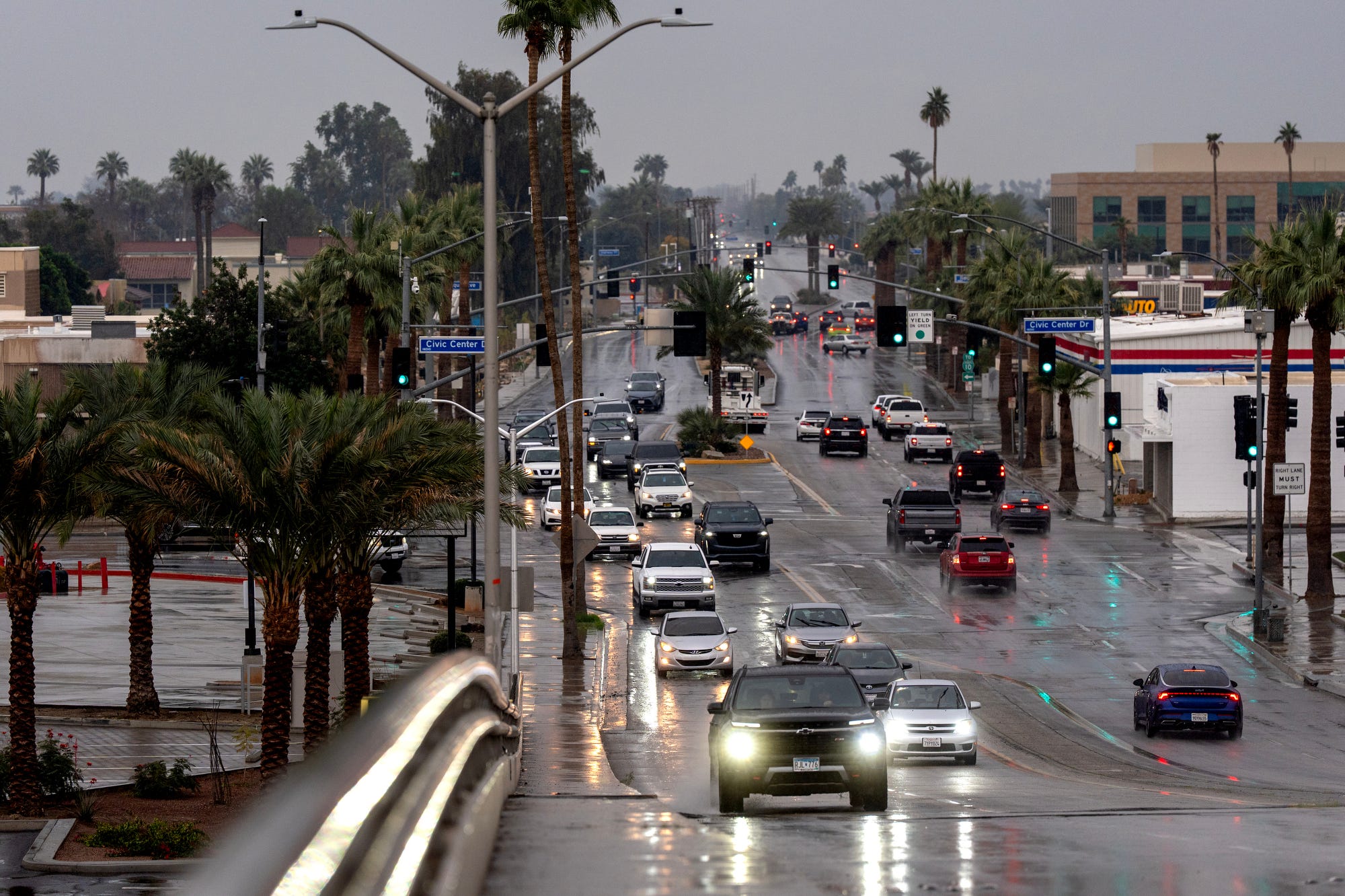 How much rain did Palm Springs area get? See totals and forecast
