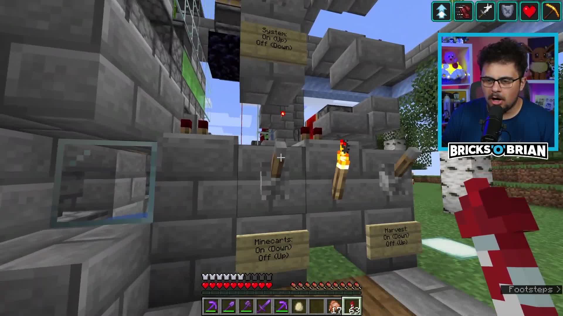 The big hole! - Episode 3 - Minecraft survival with Bricks 'O' Brian!