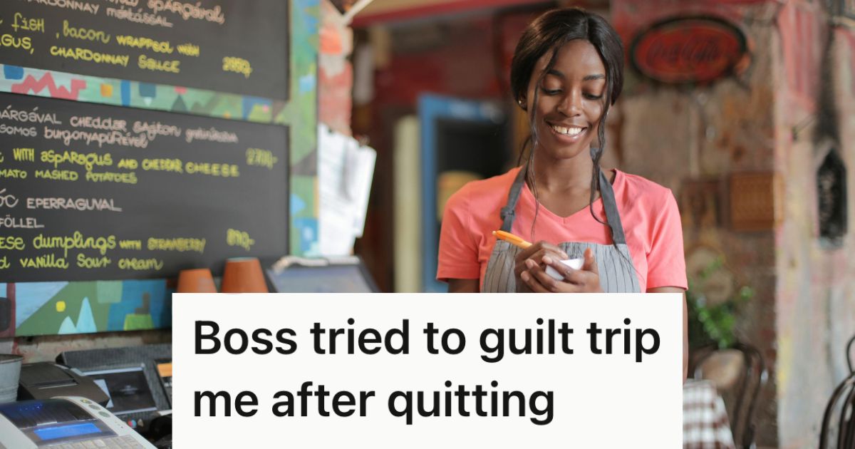 Student employee was guilt-tripped for quitting and leaving a ...