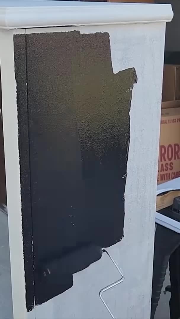 How an old cabinet can make your living room prettier and more organized!