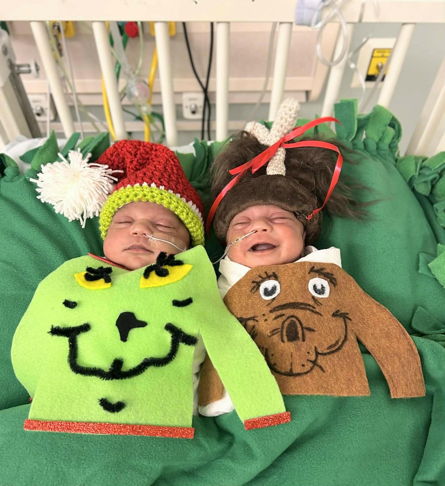 NICU babies at Nebraska Medicine dress up in holiday outfits