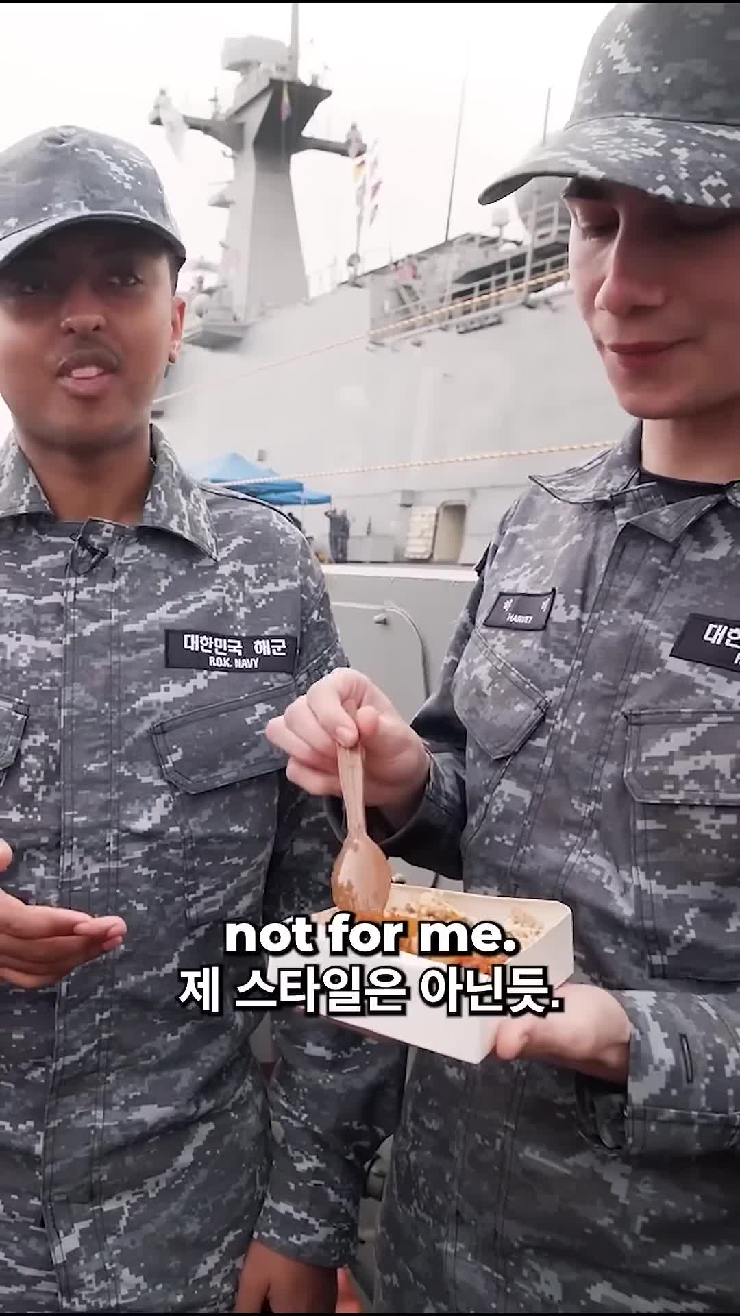 Reacting to Korean Navy rations 👀