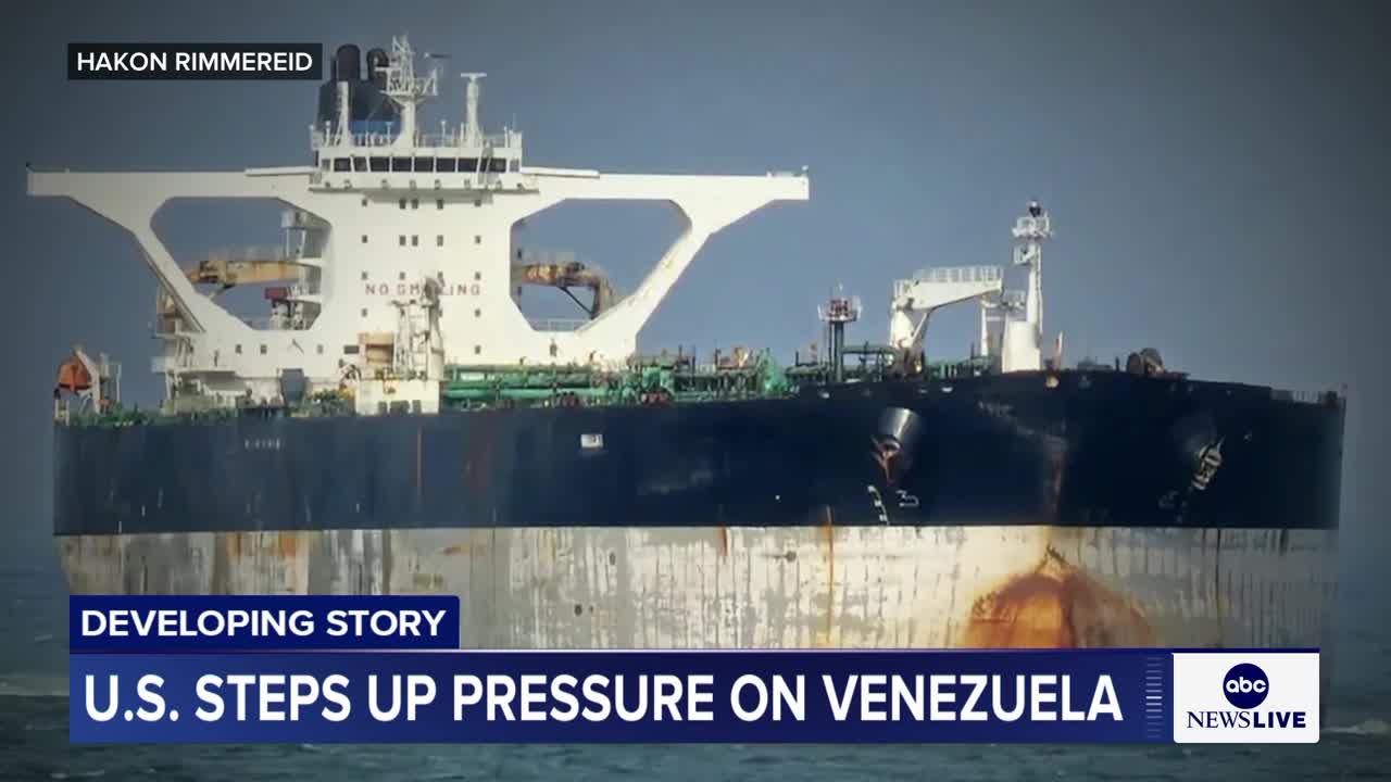 US steps up pressure on Venezuela; pursuing 3rd oil tanker