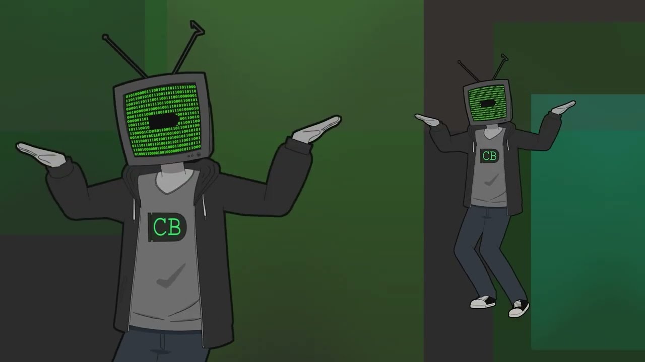 Code Bullet but hes dancing. wow v cool.