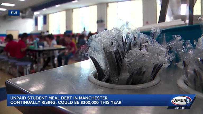 Unpaid student meal debt in Manchester expected to reach $300,000 this year