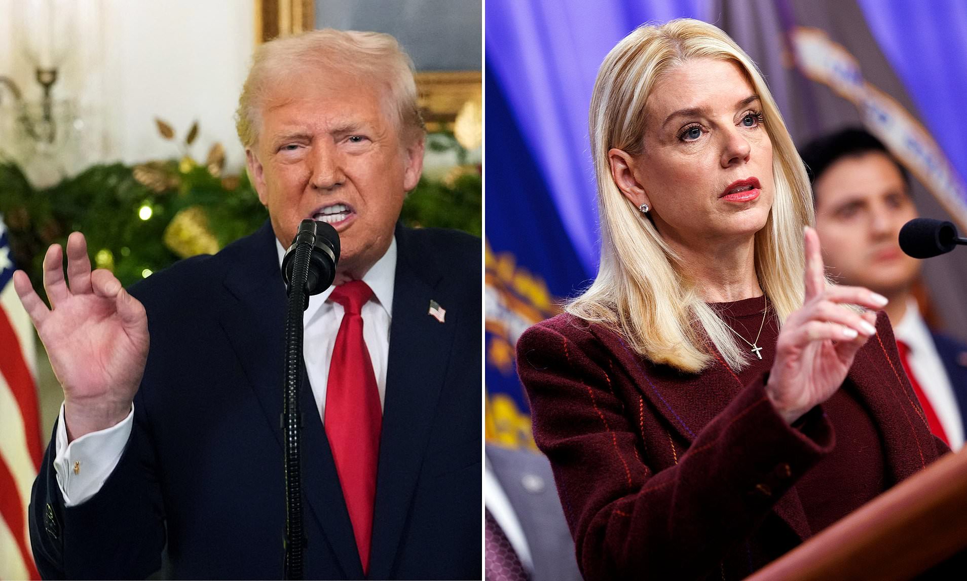 Trump hijacks Pam Bondi's account as White House braces for more ...