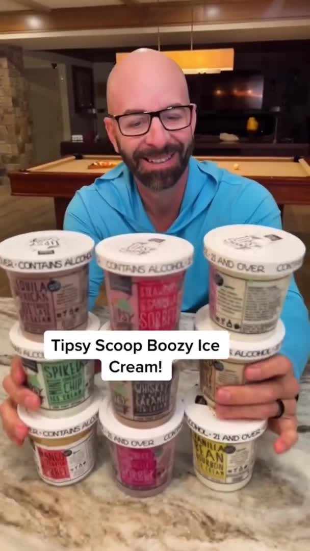 Liquor-infused ice cream? Say less. 🍨 🍸