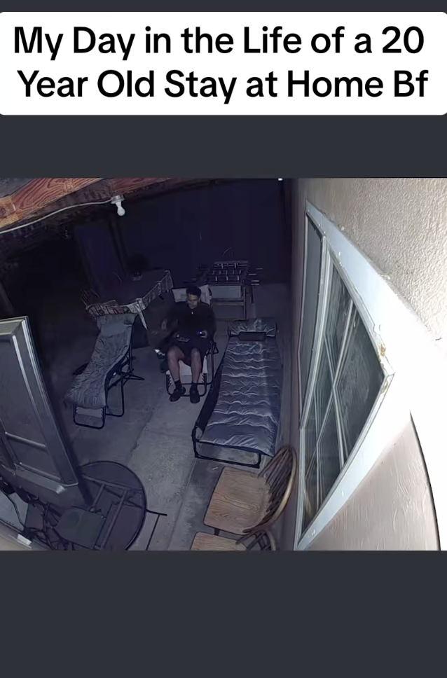 A stay-at-home boyfriend showed TikTok viewers his daily routine ...