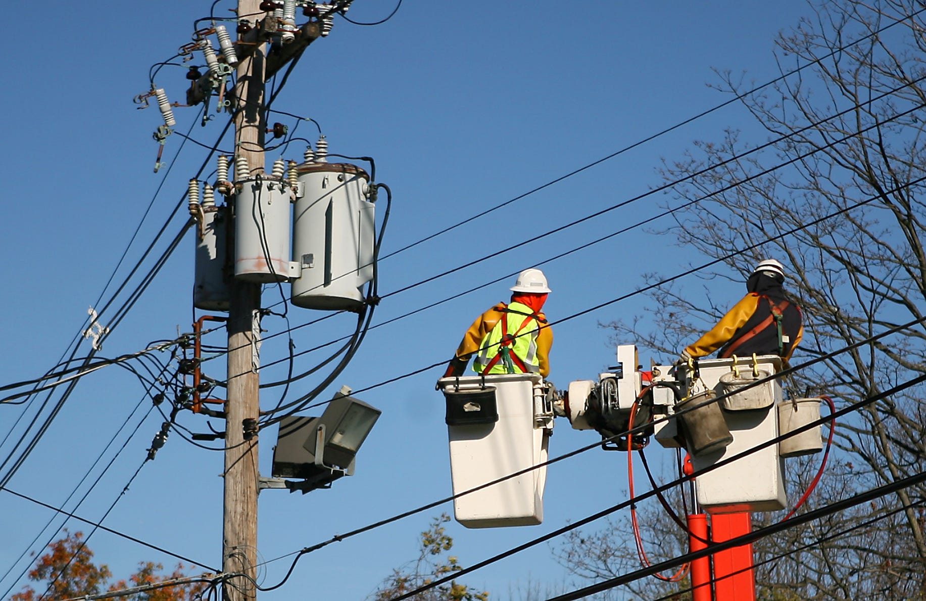 Where is the power out at the Jersey Shore?