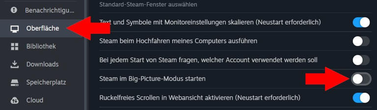 Steam: Big-Picture-Mode (BPM) beenden & deaktivieren