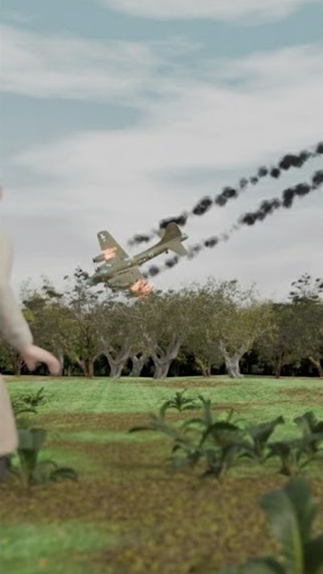 Fire rescue by a young hero