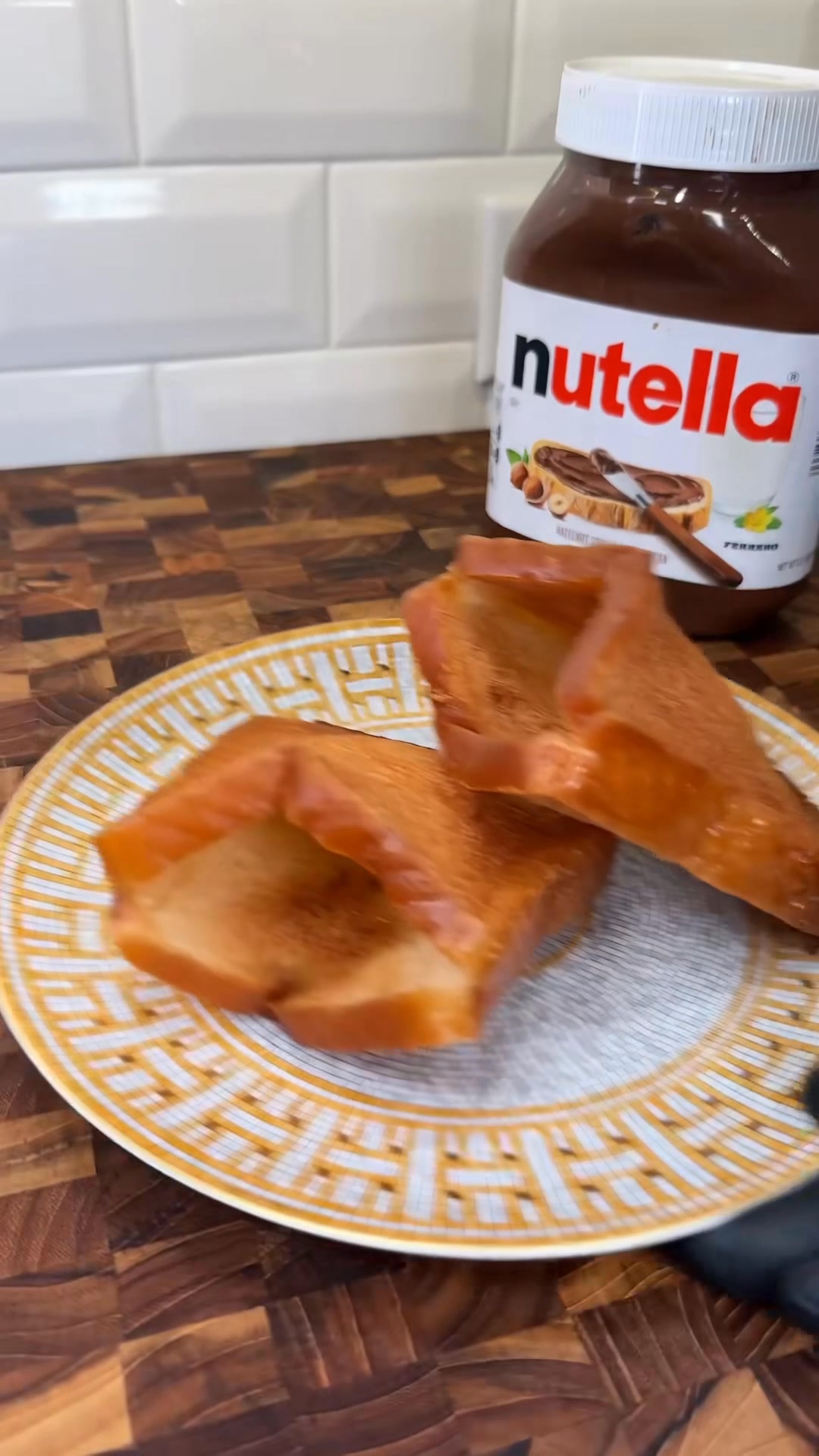 Nutella bread pockets