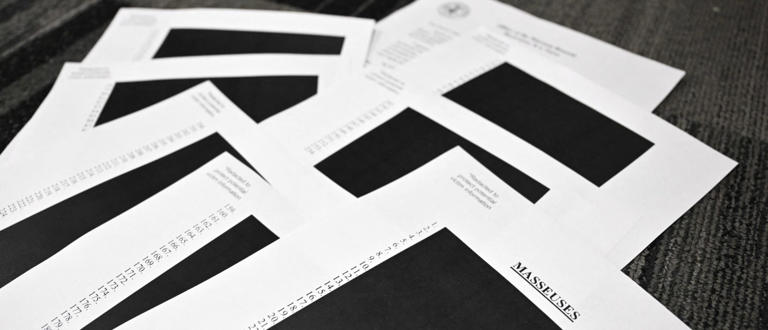 Ron Hart: 'The Epstein list' — Redaction nation