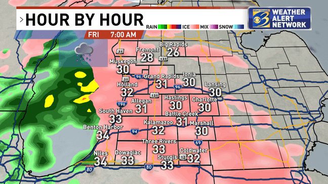 Heads up: Icy roads anticipated Friday morning due to freezing rain