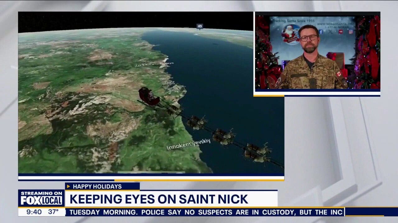 Track Santa: Watch NORAD track Santa Claus