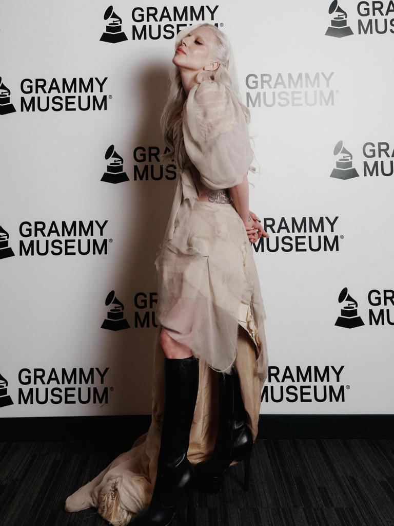 Lady Gaga channels disheveled Victorian ghost child with corset dress ...