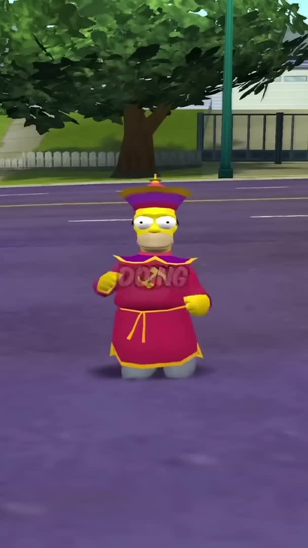 Did you know about these animations in the game The Simpsons: Hit & Run ...