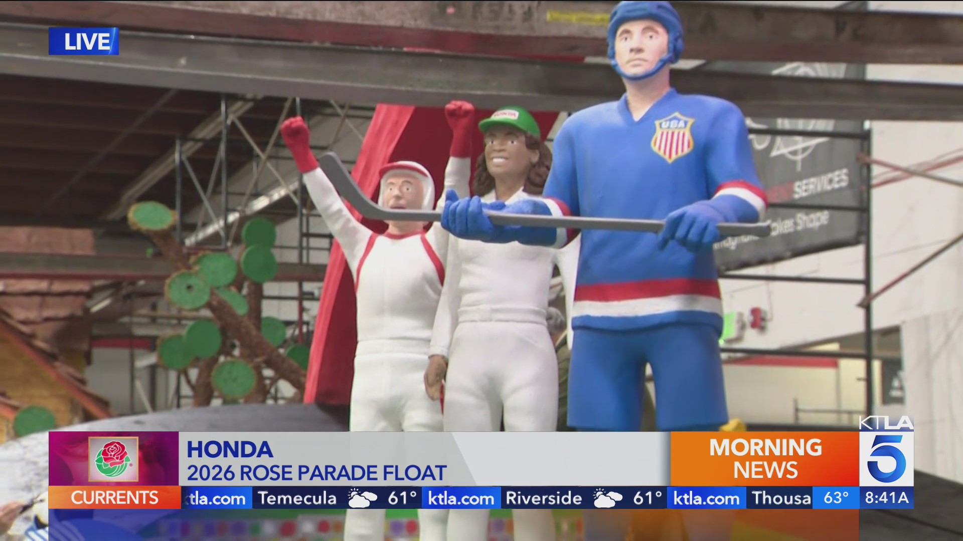 The magic in teamwork Rose Parade float: AES 2026 OneLegacy Donate Life ...