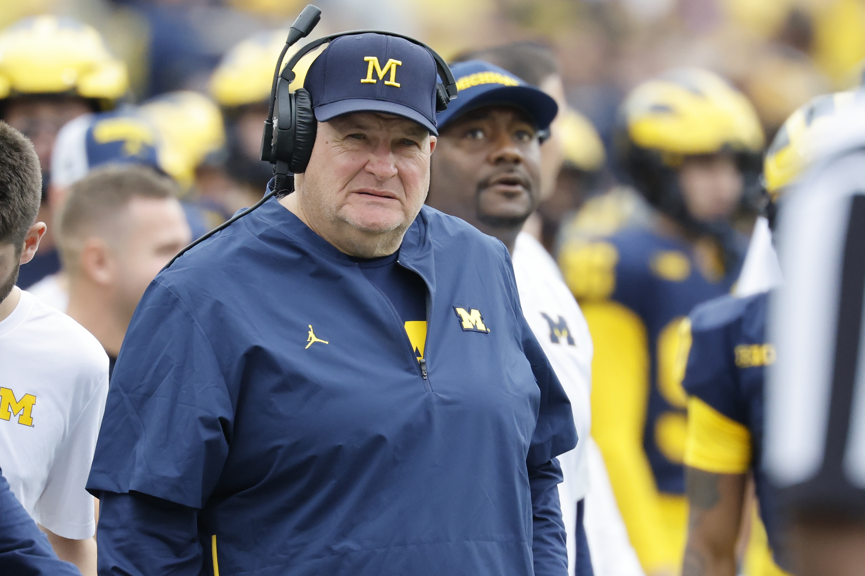 Michigan interim head coach Biff Poggi should be ashamed of himself
