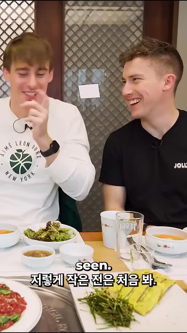 NCT Johnny tries luxury Korean BBQ