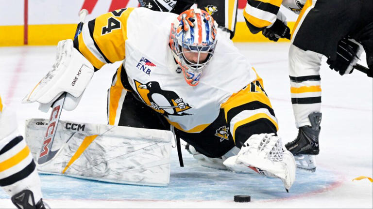 Penguins forward praises play of Stuart Skinner despite lopsided loss